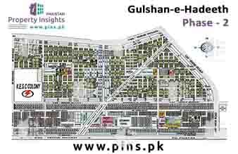Layout plan / Siteplan Map of Phase 3 Gulshan-e-Hadeed Bin Qasim Town ...