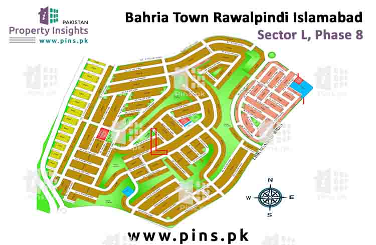 5 Marla Plot Bahria Town Phase 8 L Block by Bahria Advice Properties ...