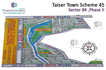 High Resolution Society Maps / Siteplan of Taiser Town Phase II Scheme ...