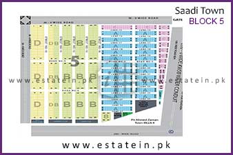 High Resolution Society Maps / Siteplan of Scheme 33 Karachi.