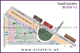 Saadi Garden Map | Fasci Garden