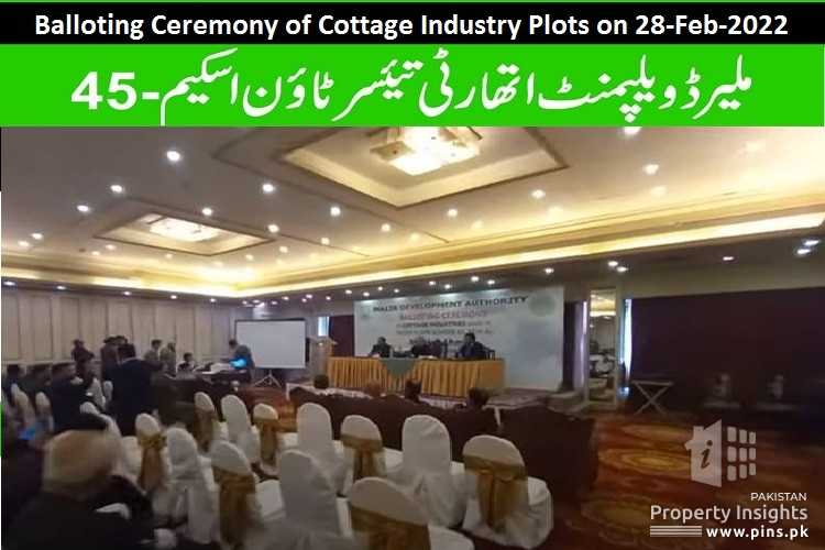 Cottage Industries Taiser Town Plots Ballot Ceremony held on 28-Feb ... Cottage Industries Taiser Town Plots Ballot Ceremony held on 28-Feb ...