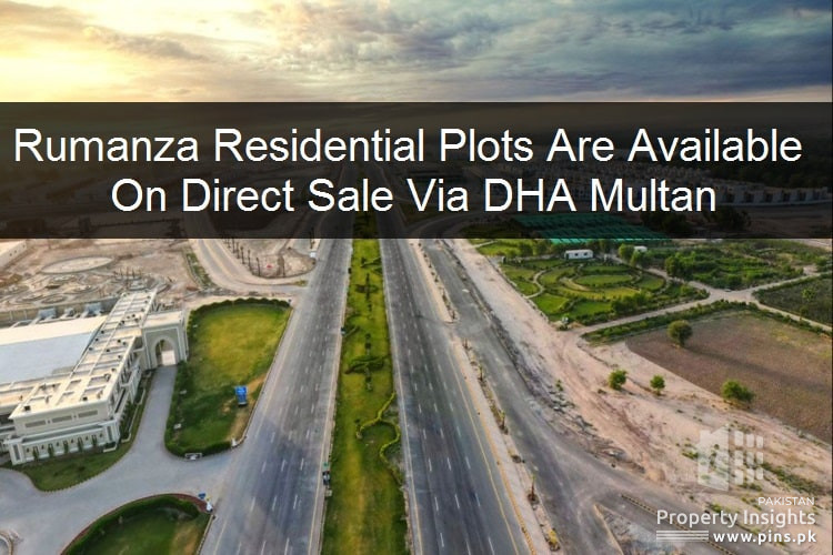 Rumanza residential plots are available on direct sales via DHA Multan ...