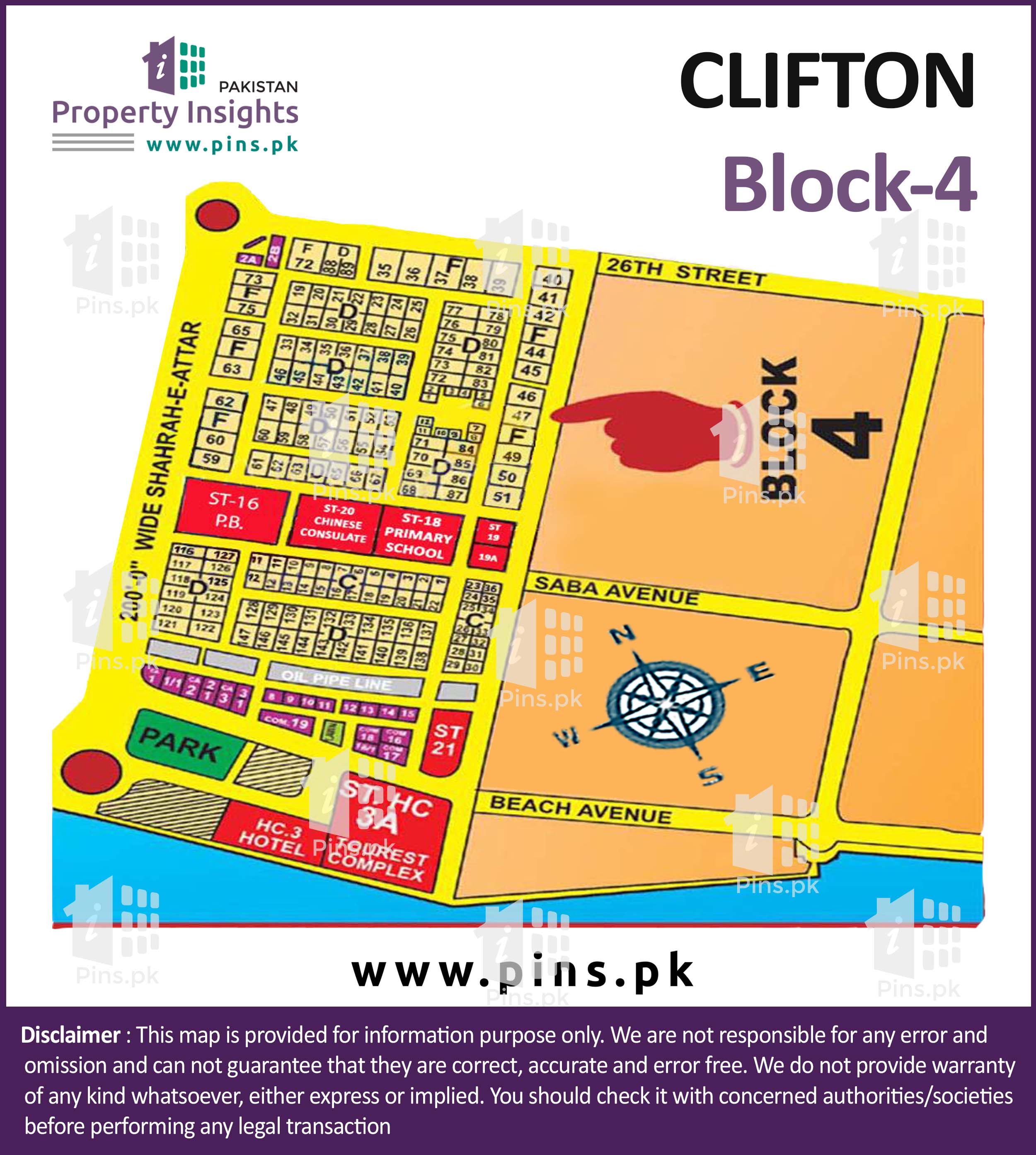View High Resolution Project / Society Maps / Siteplan of Block 4 ...