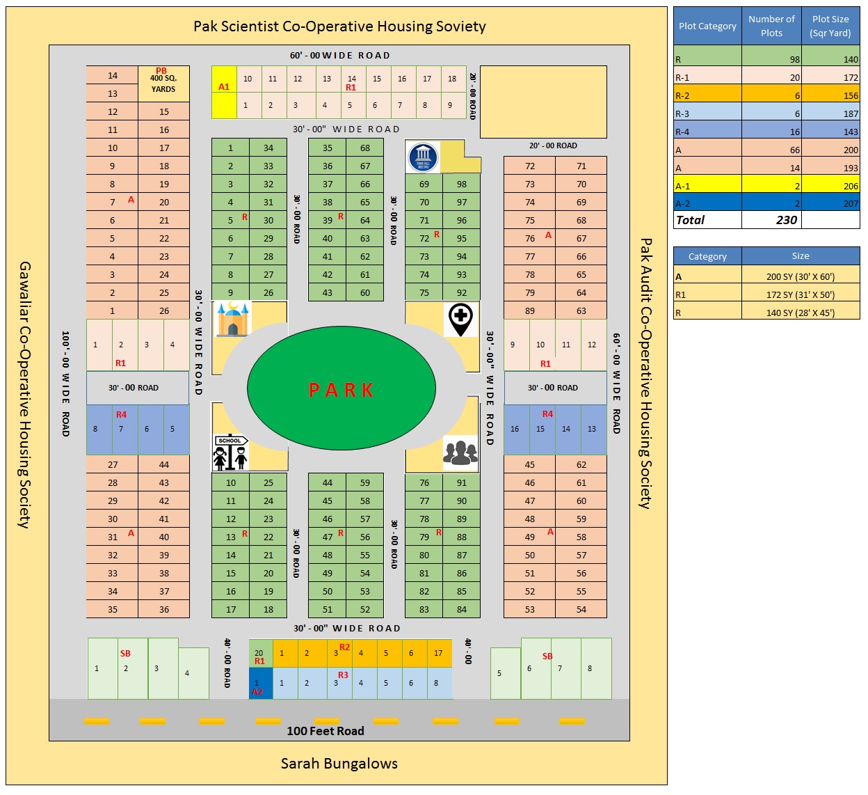 View High Resolution Project / Society Maps / Siteplan of Corniche ...