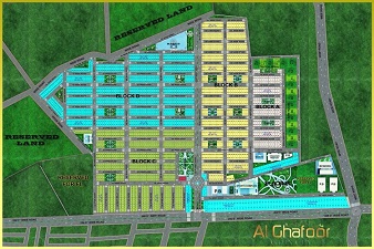 View High Resolution Project / Society Maps / Siteplan of Gohar Villas ...