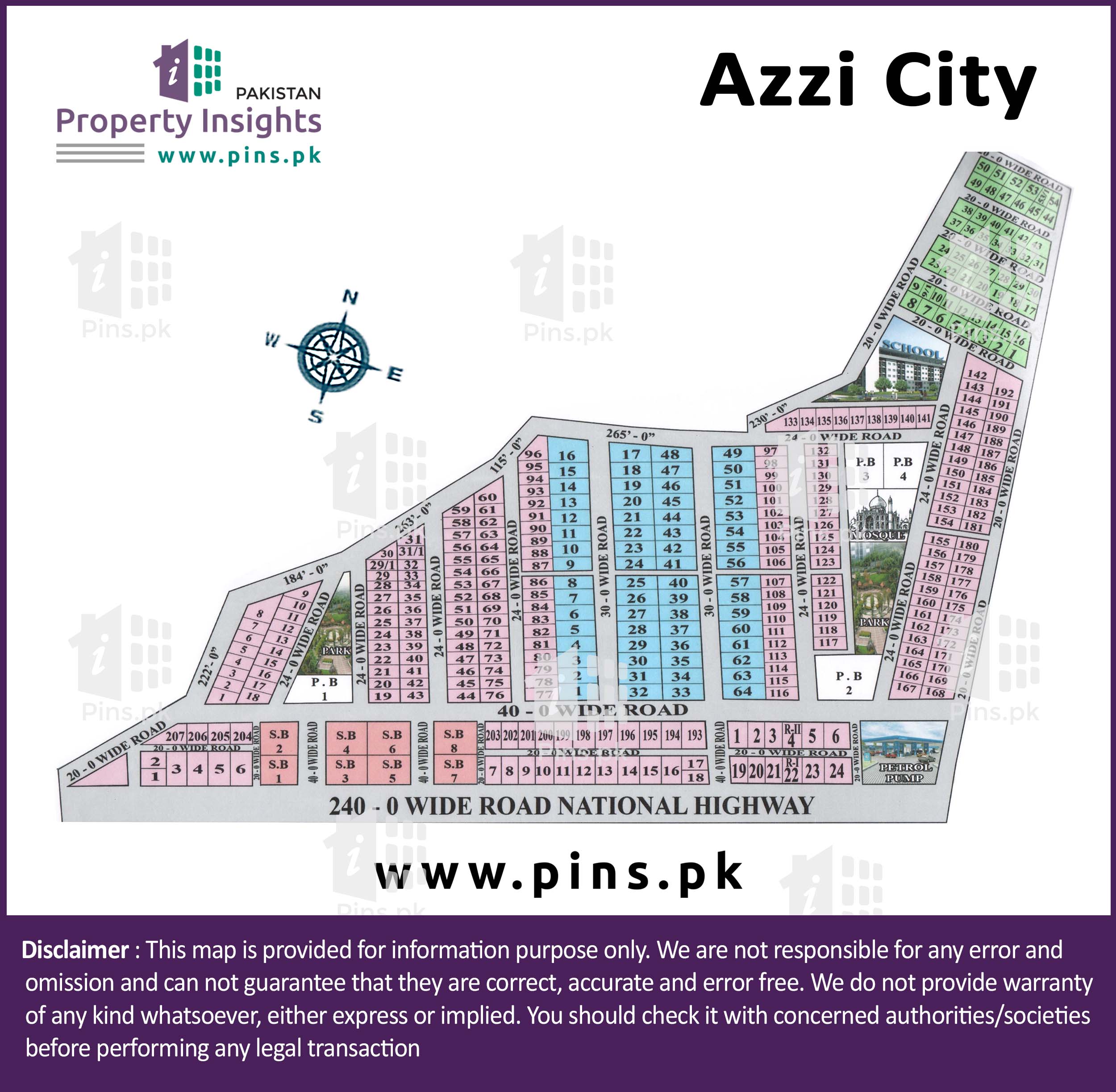 View High Resolution Project / Society Maps / Siteplan of Ezzi City Bin ...