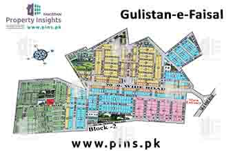 High Resolution Society Maps / Siteplan of Gulistan-e-Faisal Bin Qasim ...