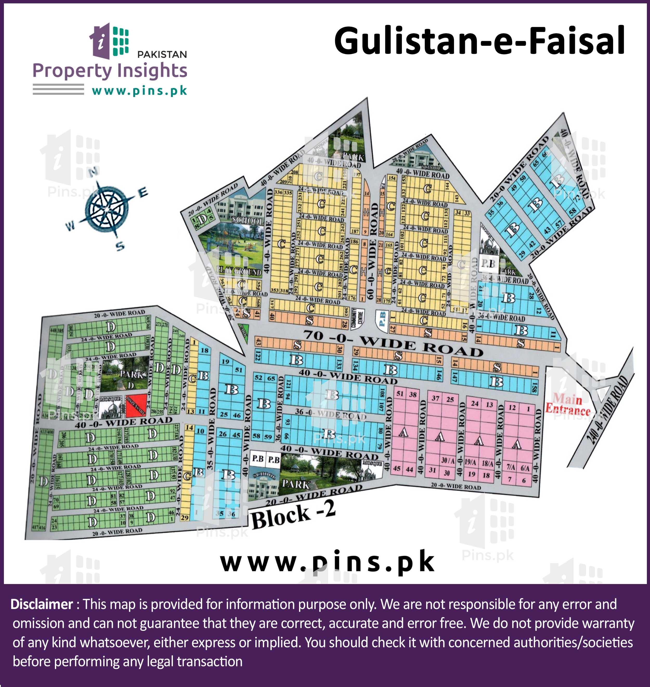 View High Resolution Project / Society Maps / Siteplan of Gulistan-e ...