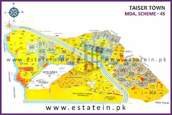 View High Resolution Project / Society Maps / Siteplan of Gohar Villas ...