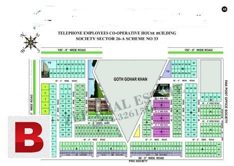 120 sqy Leased Plot At TNT society Plot for Sale in Karachi